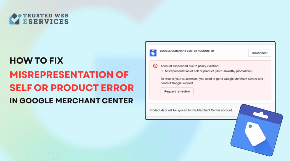 How to Fix Misrepresentation of Self or Product Error